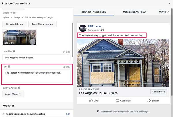 Step By Step Guide To Your First Facebook Ad For Motivated Seller Leads ...